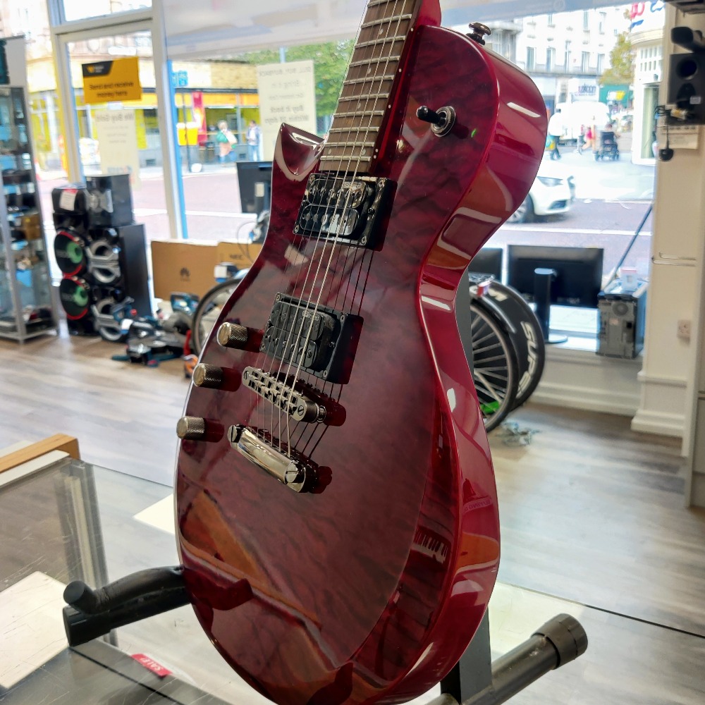 Pre-owned ESP DESIGNED LTD EC-100QM Electric guitar - Own4Less